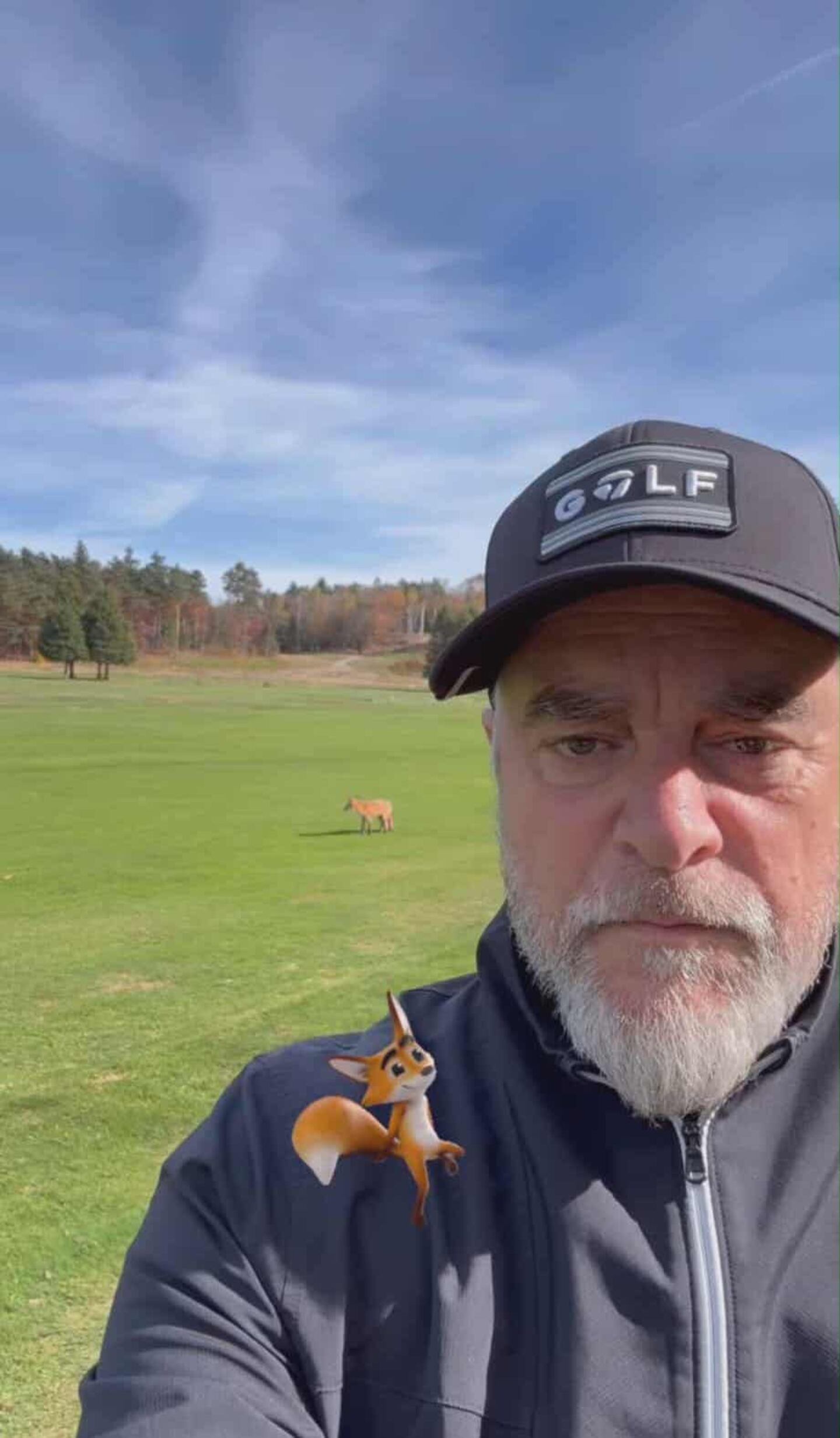 Sylvain Cossette a fait une rencontre épatante sur le terrain de golf