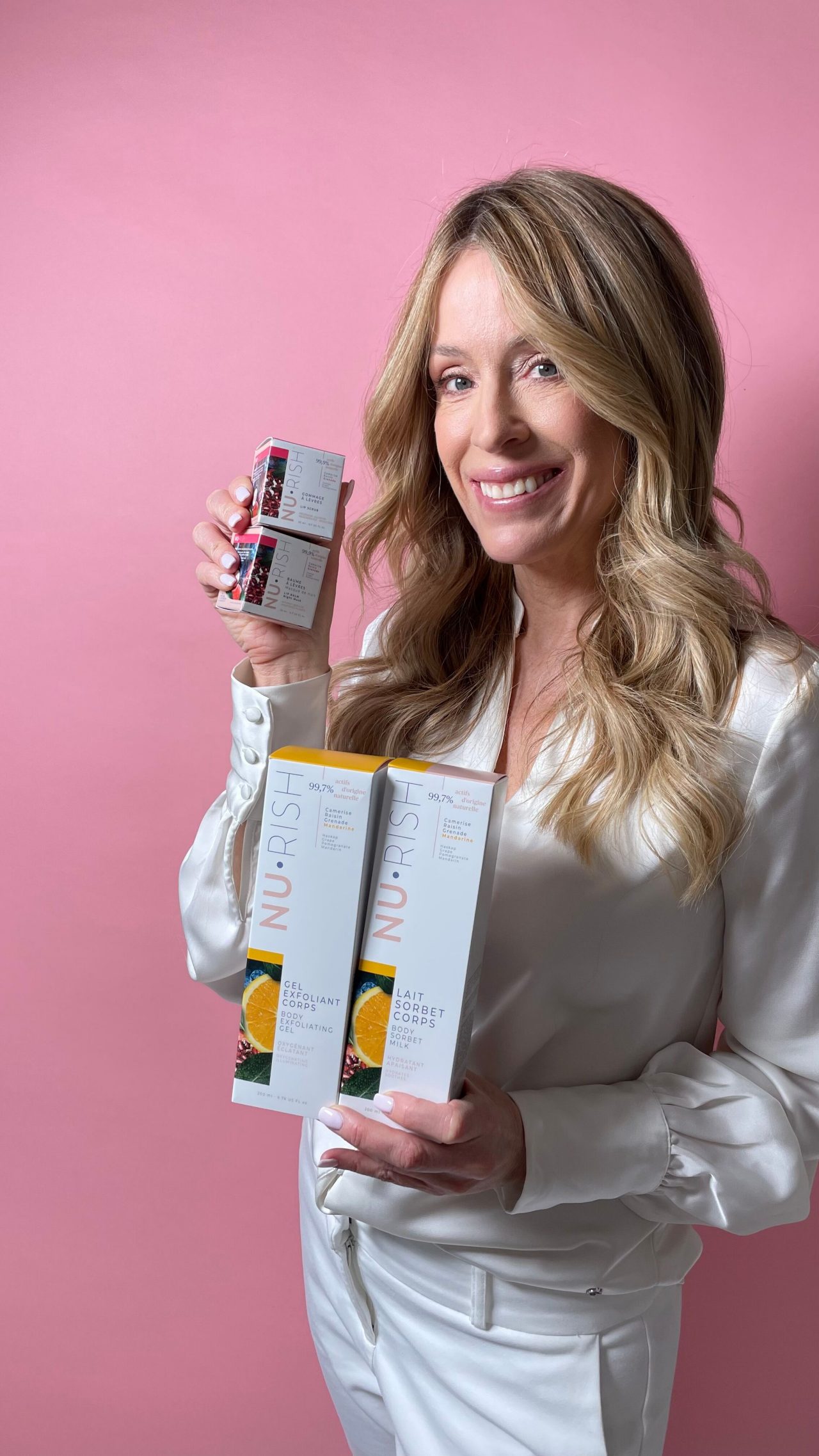 Isabelle Huot lance des produits cosmétiques à base de fruits