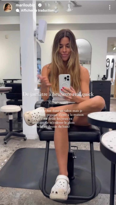 Marilou dévoile sa nouvelle tête pour l'automne