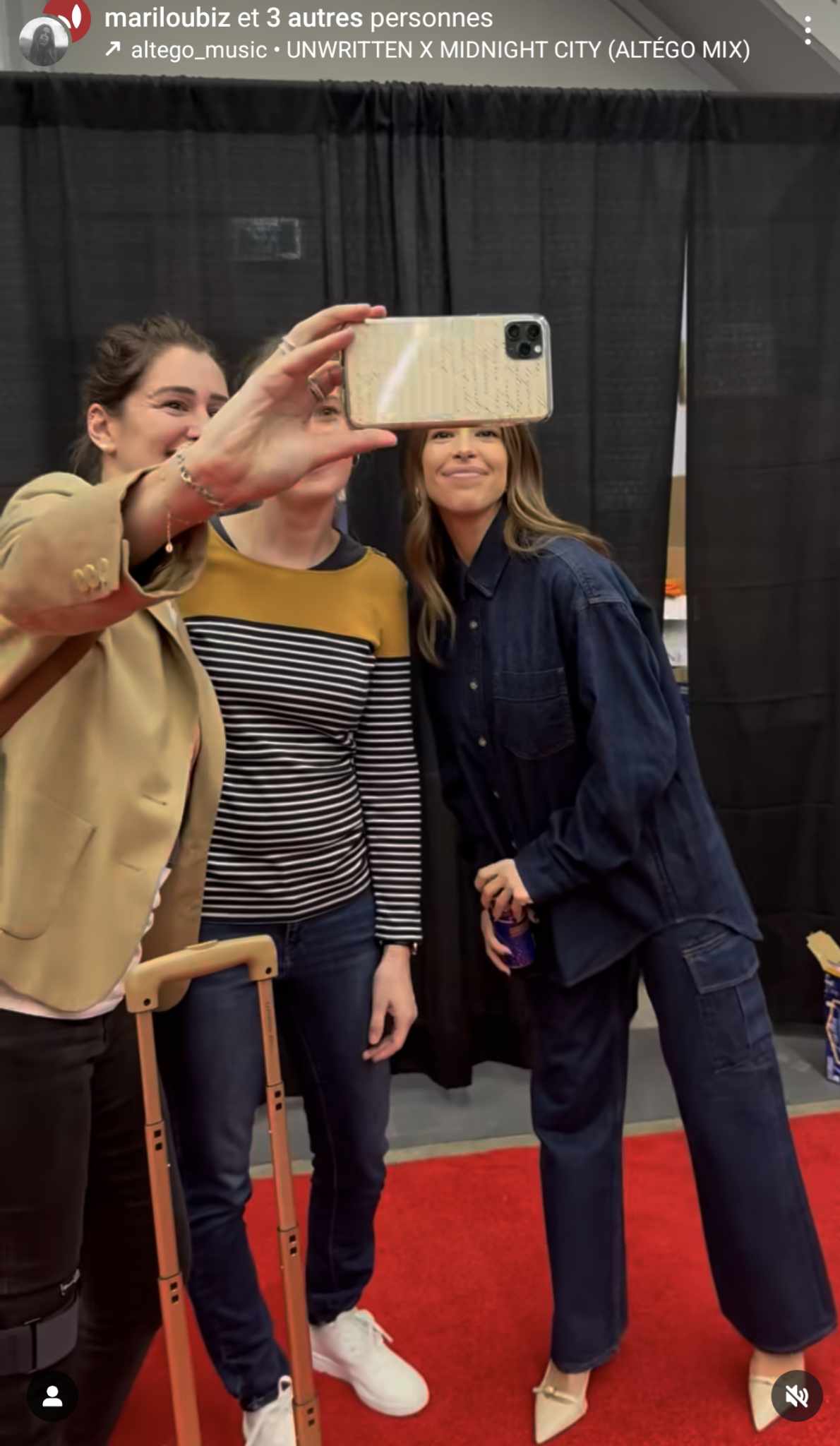 Marilou ose le tout pour le tout dans cet ensemble 100% denim